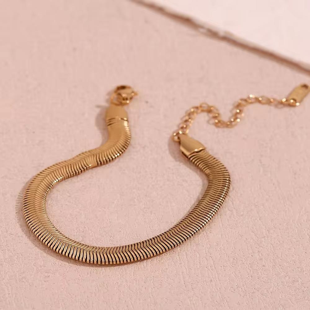 Chunky Snake Chain Bracelet – kingdomoflashes