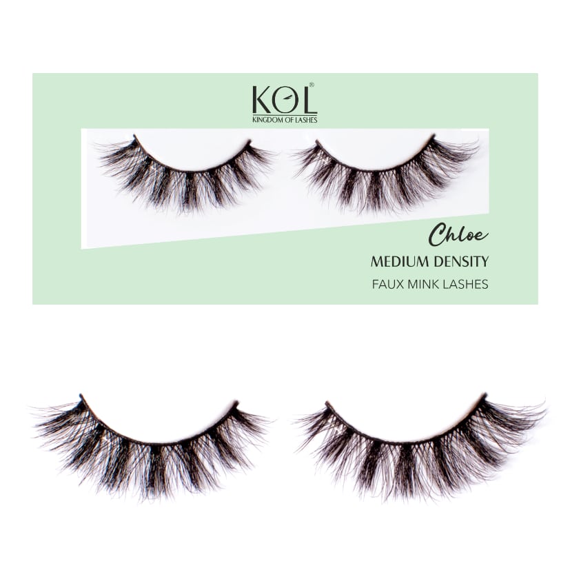 Chloe | Medium Density Lashes - Kingdom of Lashes – kingdomoflashes